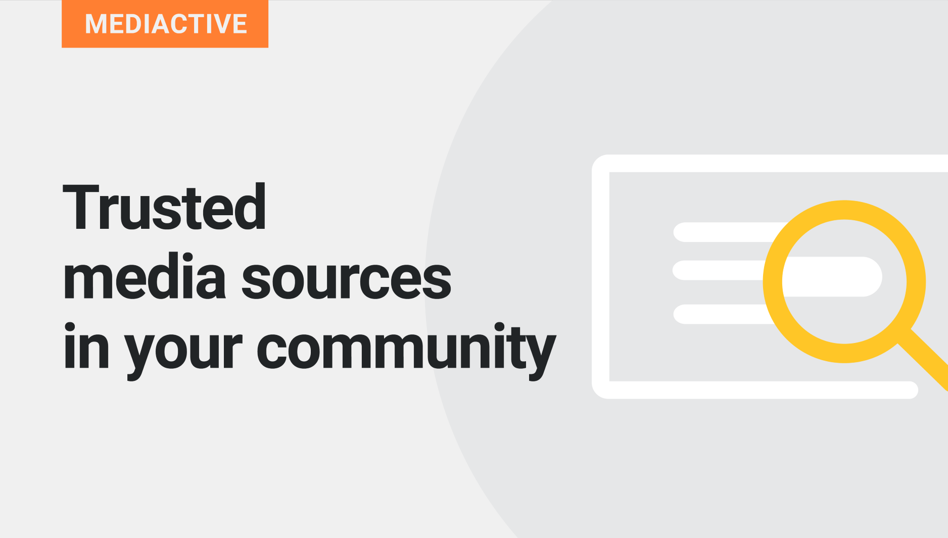 Trusted media sources in your community - ASU News Co/Lab